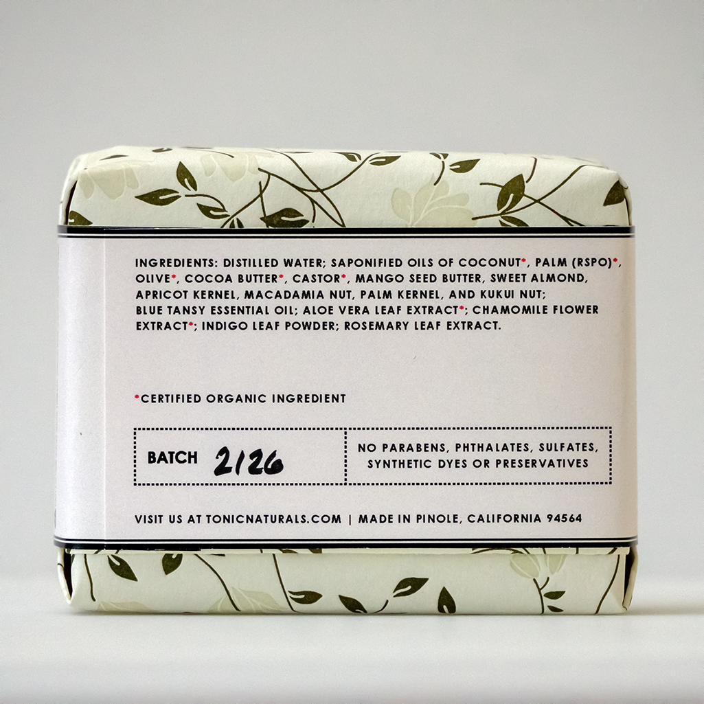 Blue Tansy Bar Soap | TONIC