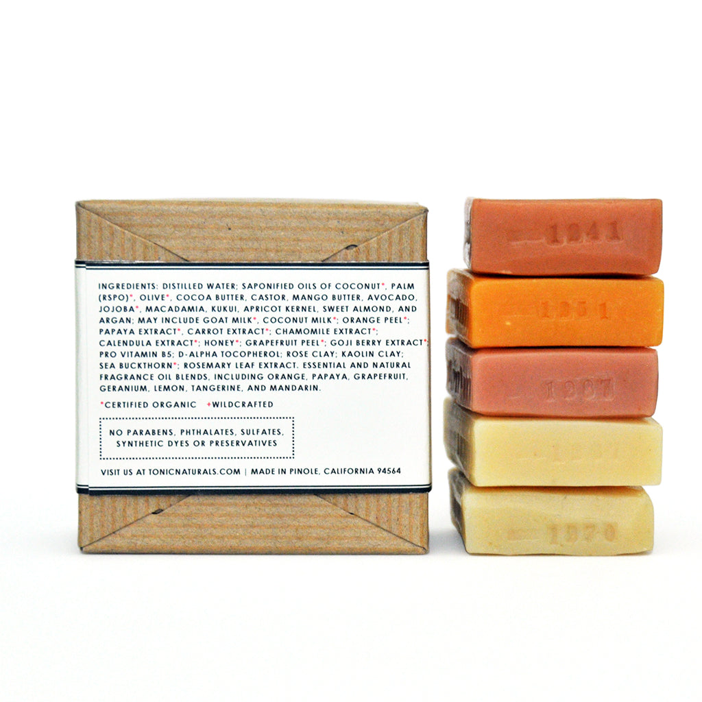 Citrus Collection Mini Bar Soap Sampler | TONIC