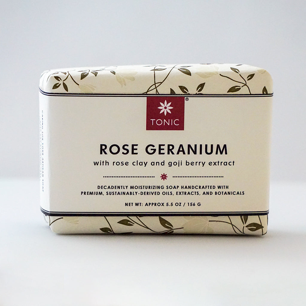 Rose Geranium Bar Soap | TONIC
